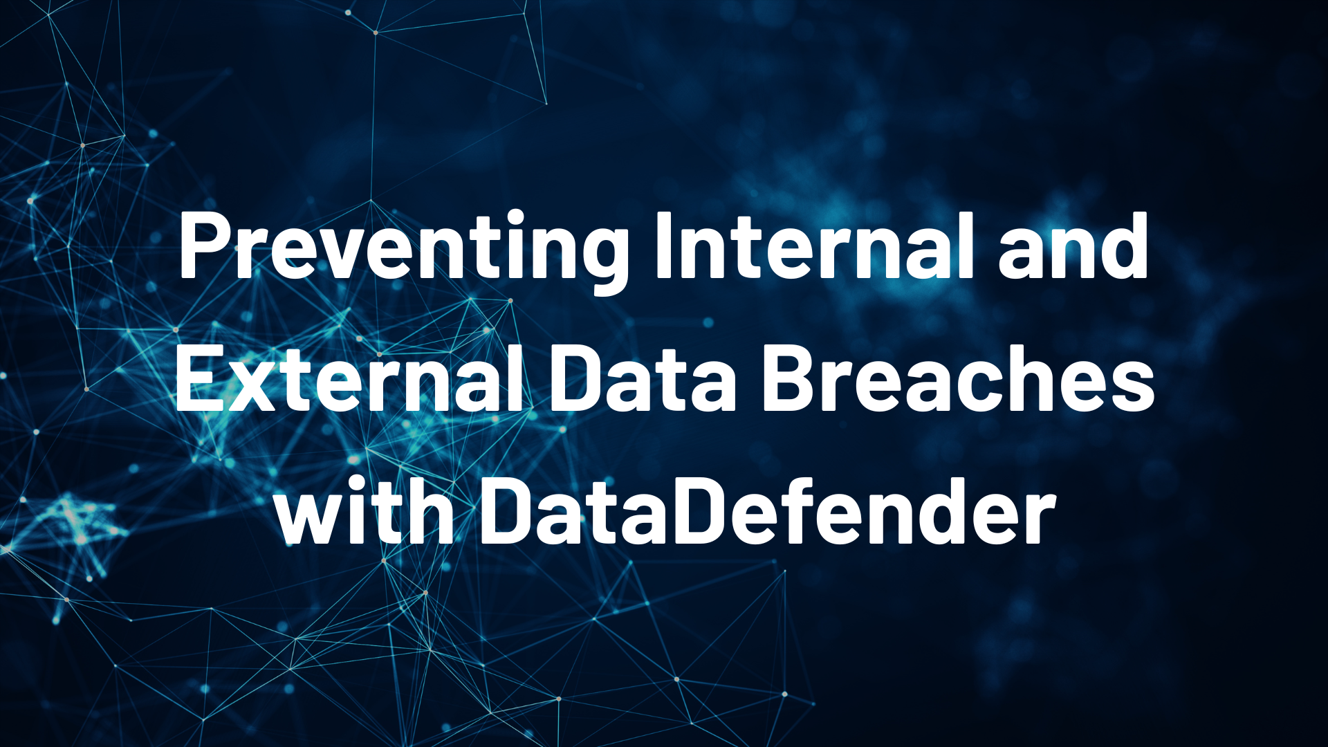 Preventing Internal and External Data Breaches with DataDefender